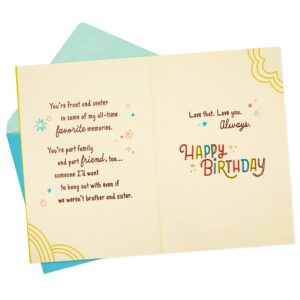 Hallmark Birthday Card for Brother from Sister (Cheers to You)