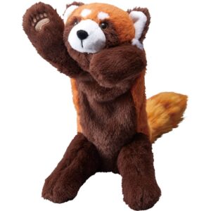 kingjim pz2024 red panda pen pouch pose- pen case