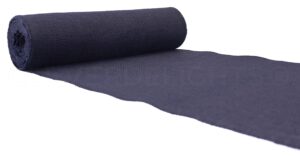 cleverdelights 14" navy burlap roll - finished edges - 10 yards - jute burlap fabric