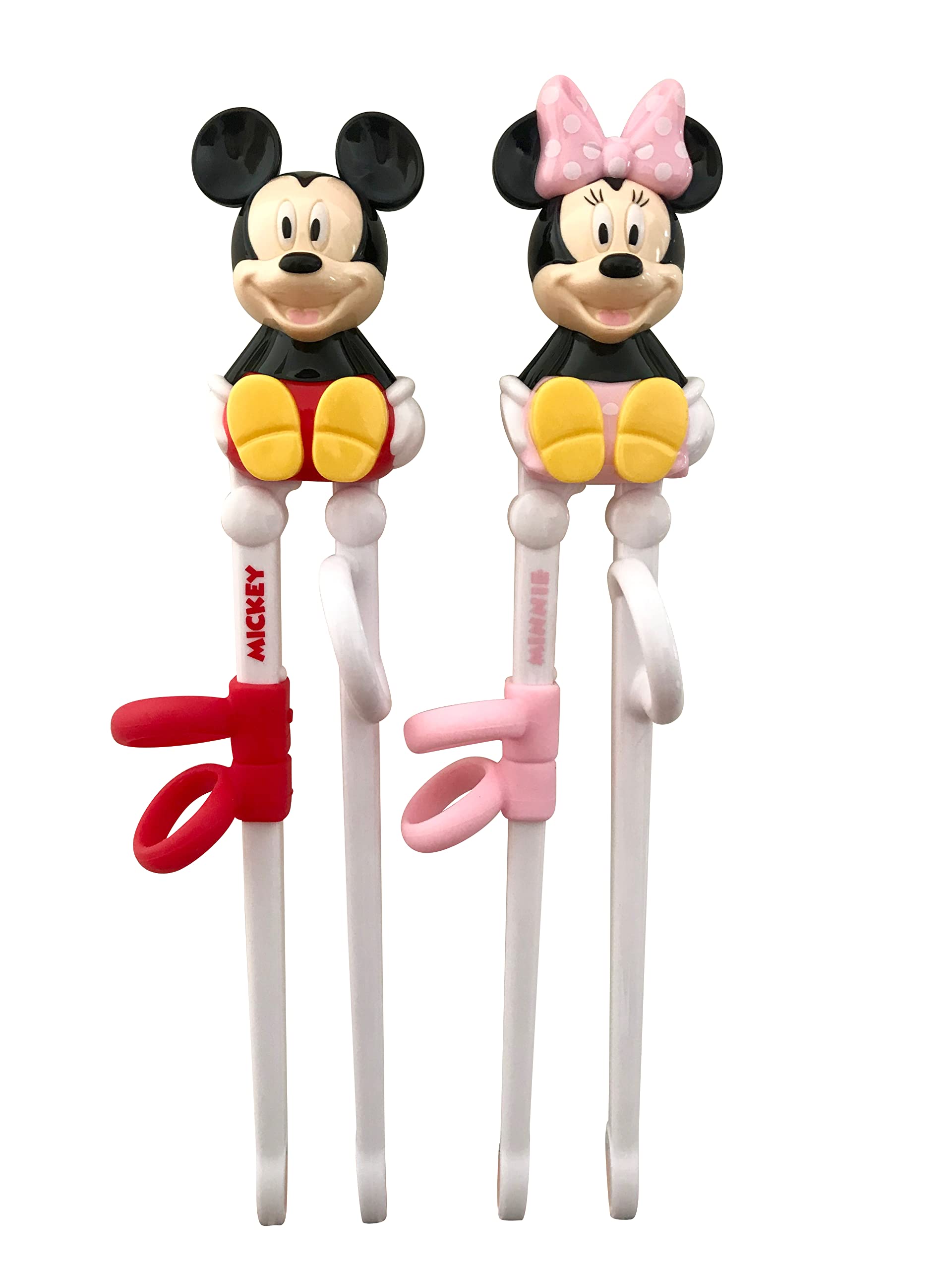 Mickey & Minnie Chopsticks for Right-handed Children Kids, 2 pairs