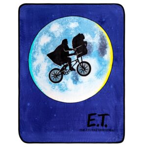 franco e.t. the extra-terrestrial retro/nostalgic bedding super soft micro raschel throw 46" x 60" collectibles