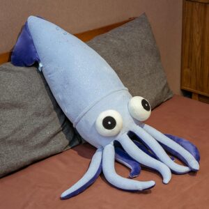 27.5inch giant squid stuffed animaltoy plush toy soft fish cushion pillow squidplush toy pillows used for home decoration gifts