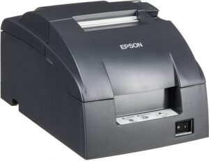 epson tm-u220b dot matrix compact pos impact receipt and kitchen label printer - dk port and ethernet connectivity - print speeds up to 6.0 lps, 4 lines per second, auto-cutter, daodyang