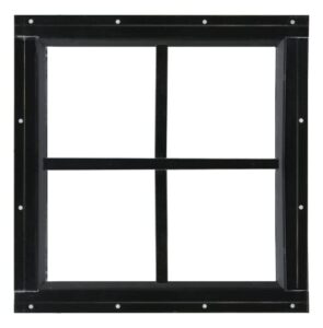 shed windows and more 12" x 12" shed windows aluminum black flush