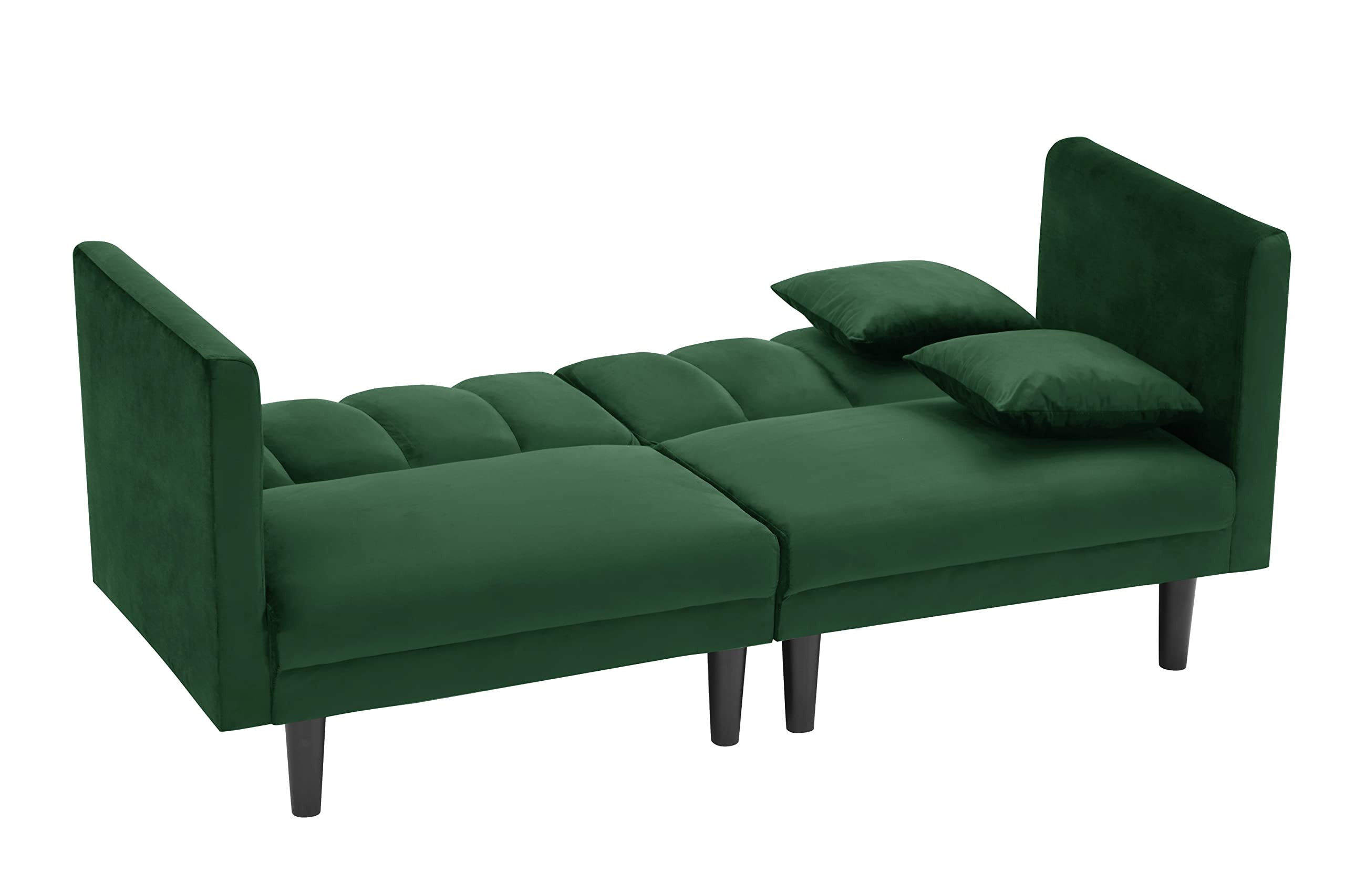 MWrouqfur 69" W Loveseat Sofa, Mid Century Modern Decor Love Seat Couches for Living Room, Button Tufted Upholstered Love Seats Furniture, Solid and Easy to Install Small Couch for Bedroom