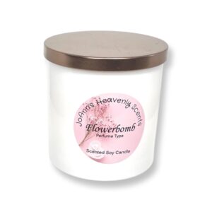 flowerbomb perfume inspired candle