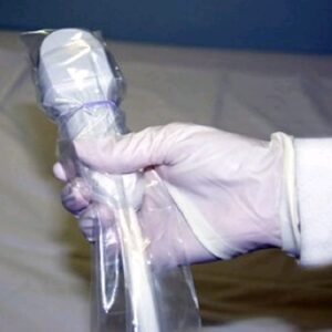 Ultrasound Probe Cover, Transducer Disposable Clear Latex-Free Sterile Protector, 5" x 48", Packaging Individual, 50 Pcs