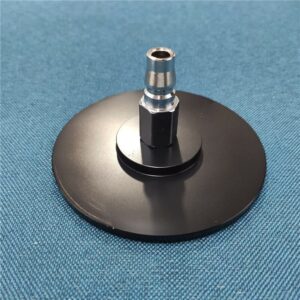 suction cup adapter for machine vac-u-lock with quick air connector device attachment