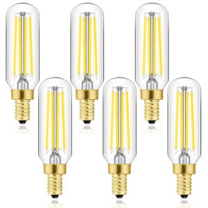 e12 led dimmable 8w equal 100 watt daylight 4000k t6 t25 e12 candelabra bulb for chandeliers,ceiling fan,pendant,wall sconces ac120v 800lm e12 light bulb 6pack