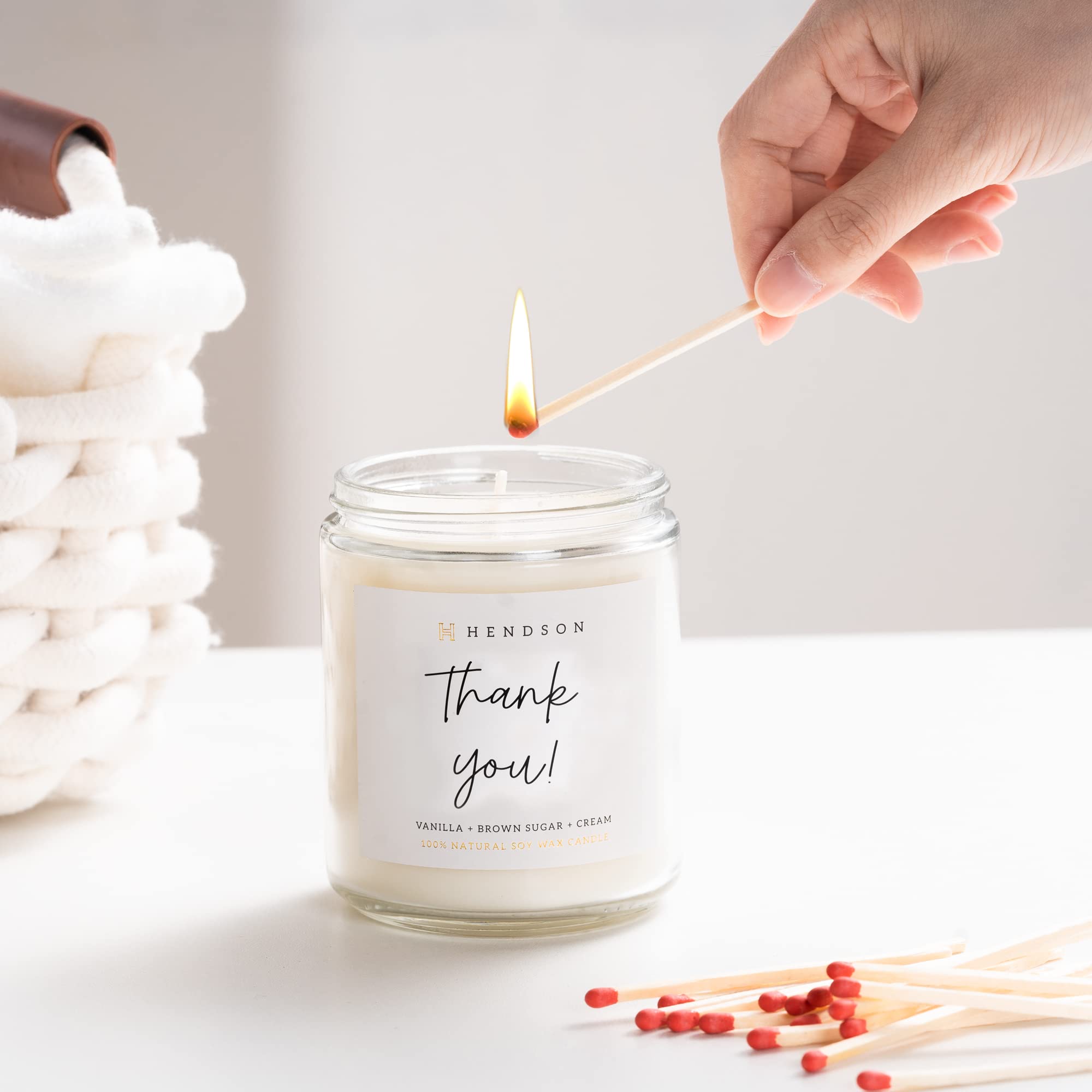 Thank You Gifts for Women - Thank You Candle Gifts Ideas for Friends, Coworkers, Boss, Employee, Mom, Hostess - Inspirational Candles, Birthday, Friendship, Appreciation Presents for Her