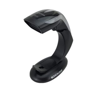 datalogic gryphon datalogic heron hd3430 handheld corded 2d/1d barcode scanner/area imager, includes adjustable autosense stand and usb cable hd3430-bk