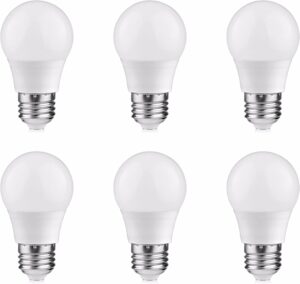 anypowk 12v low voltage led light bulbs - daylight 3w(only for 12-36v), pack of 6