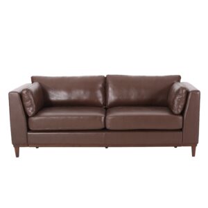 christopher knight home warbler sofas, cognac brown