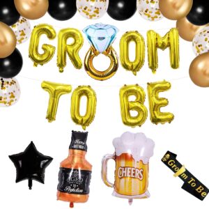 bachelor party decorations for men – bachelor party favors for men – bachelor party supplies – bridegroom to be sash balloon – bachelor party gifts games batchlor party decorations funny naughty