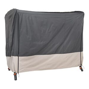 modern leisure® renaissance ultralite patio swing cover, 81" l x 52" w x 70" h, gray