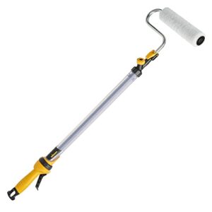 wagner spraytech 2419329 paintstick ez roller paint roller, long handle extension roller for painting interior walls and ceilings