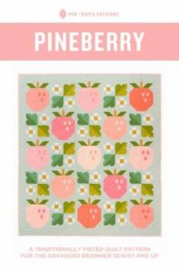 pen & paper patterns pineberry quilt pattern, multi