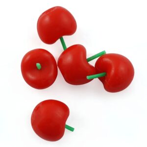 xgng 2box 10pcs sweet fruit aroma soy wax decorative candle cherries shaped scented candle for birthday gift table photo