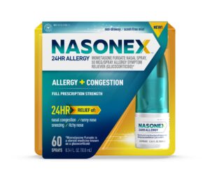 nasonex 24hr allergy nasal spray - 60 spray