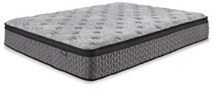 signature design by ashley twin size augusta2 mattress 12 inch euro pillow top hybrid mattress with lumbar support gel memory foam