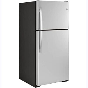 ge gts19kynrfs 19.2 cu. ft. stainless top-freezer refrigerator