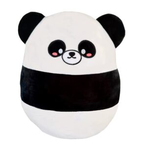 snuggaboos pepper the panda - 17" large squish plush pillow - super-soft and huggable toy for all ages