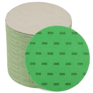 6 inch 3000 grit sanding disc, goh dodd 25 pieces wet dry sandpaper hook and loop sanding pads for random orbital sander, automotive, woodworking, metal polishing and sanding