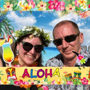 24 PCS Aloha Party Photo Booth Props Hawaiian Party Photo Booth Props Aloha Party Photo Booth Frame Aloha Party Supplies Aloha Baby Shower Decoration Aloha Bridal Shower