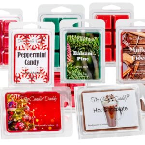 The Candle Daddy Christmas Nice List - Chapter 1-5 Amazing Christmas Wax Melts - 30 Total Cubes - 10 Total Ounces