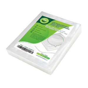 chamber bags pouches 4 mil 10" x 14" bpa free food grade sous vide cooking commercial chamber vacuum sealer bag impulse clear storage flat pouch (200 pcs 4 mil 10" x 14" chamber bags pouches)