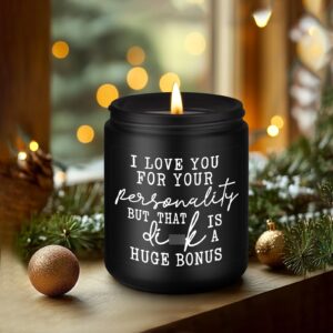 LEADO Candles for Men, Funny Gifts for Boyfriend, Valentines Day Gifts for Him, Husband Gifts - Naughty Anniversary, Christmas, Birthday Gifts Ideas for Boyfriend, Husband, Fiance, Blue Collar