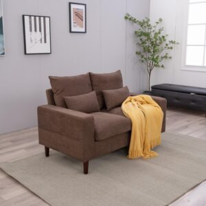 panana sofa set for living room (brown, love seat)