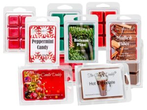 the candle daddy christmas nice list - chapter 1-5 amazing christmas wax melts - 30 total cubes - 10 total ounces