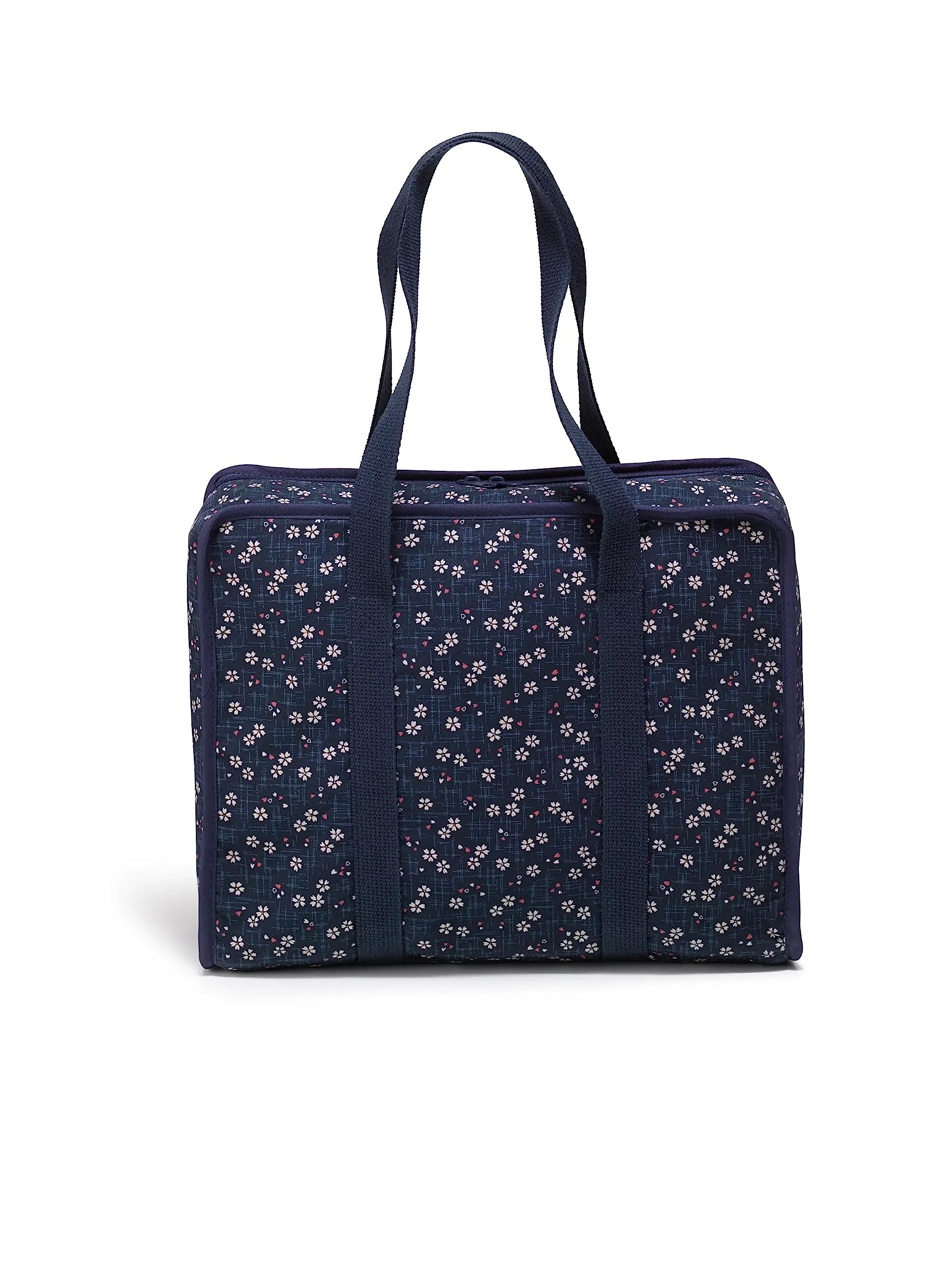 Prym Purpose, Navy Floral Project Organizer Bag, Blue