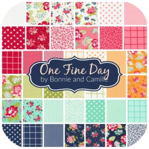 one fine day scrap bag (approx 2 yards) by bonnie and camille for moda 2 yards diy quilt fabric