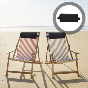 Car Accessories Beach Chair Headrest Recliner Pillow Foldable Beach Chair Rest Lounge Chairs Neck Support Chair Cushion Coffee Deck Chair Neck Pillow Outdoor Chairs