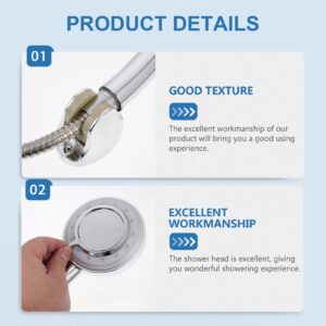 Cabilock Shower Faucet Set Spa Bath Set 1 Set of Handheld Shower Head Handheld Shower Head with Holder Adjustable Shower Nozzle High Pressure Shower Head with Handheld Bathtub Jets Hand Shower