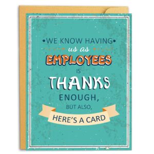 jumbo funny boss's day card, big greeting card for boss, hilarious boss birthday card from employee