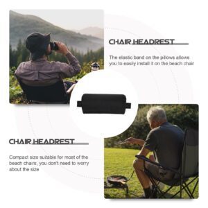 Car Accessories Beach Chair Headrest Recliner Pillow Foldable Beach Chair Rest Lounge Chairs Neck Support Chair Cushion Coffee Deck Chair Neck Pillow Outdoor Chairs