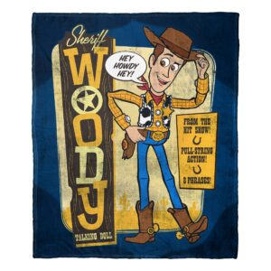 northwest toy story silk touch throw blanket, 50" x 60", western woody