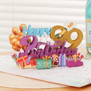 liif 99th happy birthday card