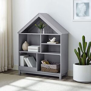 decoro jack & jill kids home bookcase - light grey