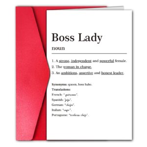 gyysweetus thanks for all you do boss day card, coffee appreciation birthday card for boss, boss’s day gifts for boss lady (coffee cup boss)