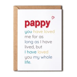 pappy you have loved - special pappy's day card - birthday card for pappy - sentimental card for pappy - meaningful card for pappy…