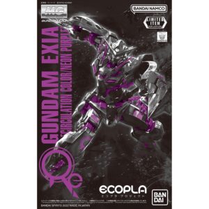 bandai [event limited] mg 1/100 gundam exia [recirculation color/neon purple] mobile suit gundam 00 (double o)