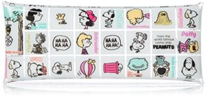 snoopy spz-2632 0271 women's pen case, pencil case, small items, glasses case, clear multi case, large, clear (spz-2633), one size