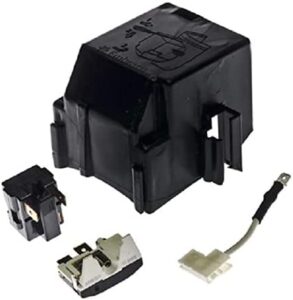 glob pro solutions wp4387938 ckd2199 refrigerator start relay & overload kit replacement for and compatible with whirlpool estate kitchenaid kenmore heavy duty