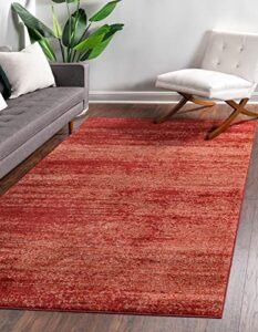 rugs.com angelica collection rug – 2' x 3' terracotta medium rug perfect for entryways, kitchens, breakfast nooks, accent pieces