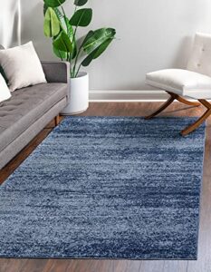 rugs.com angelica collection rug – 2' x 3' navy blue medium rug perfect for entryways, kitchens, breakfast nooks, accent pieces