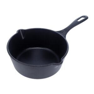 victoria cast iron saucepan, cast iron melting pot, made in colombia, 2qt